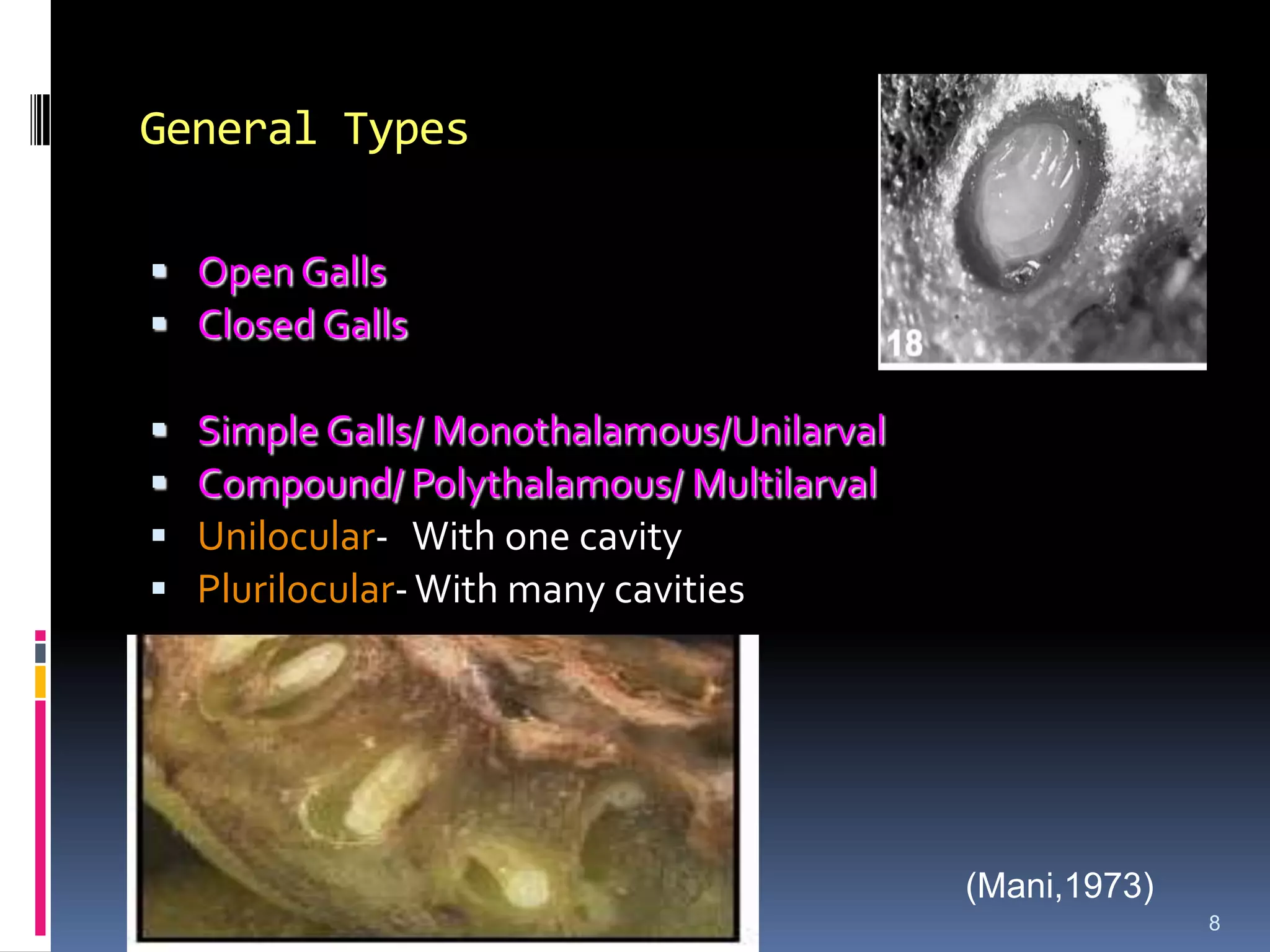 Gall forming insects, mites and their management | PPTX