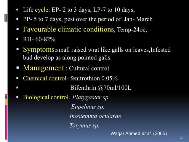 Gall forming insects, mites and their management | PPTX | Birdwatching ...