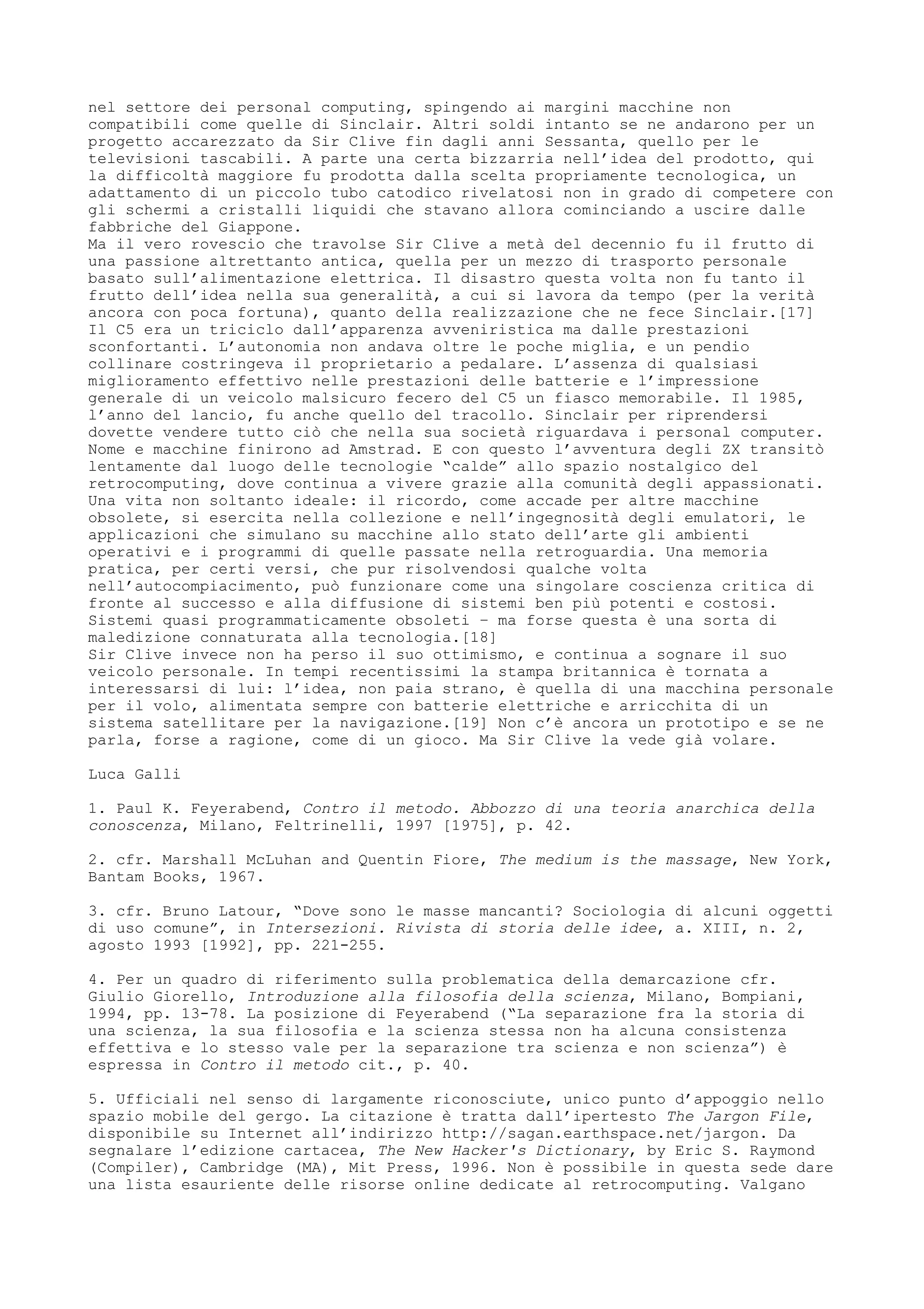 Retrocomputing. Le macchine del torto. 1998 | PDF