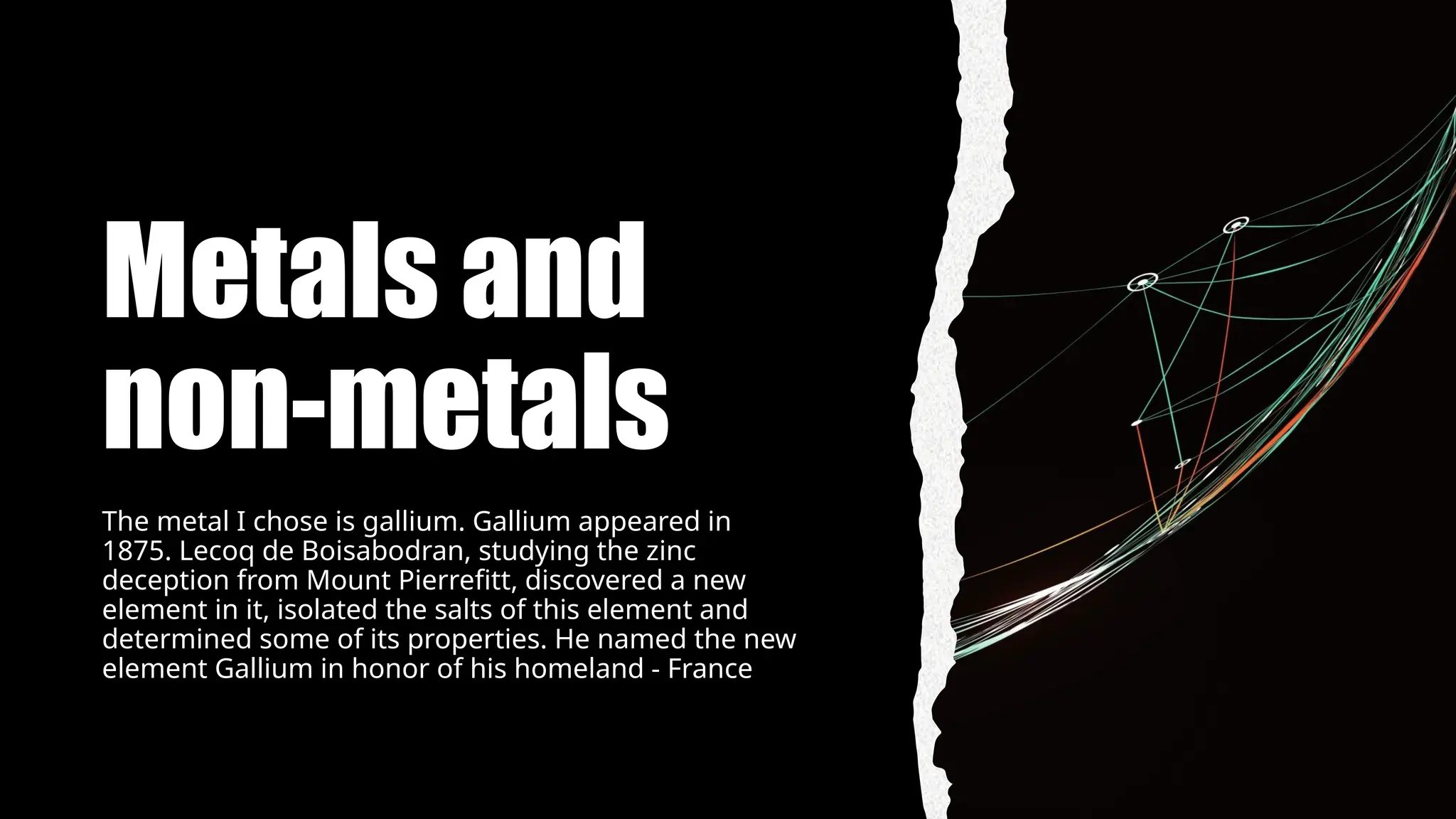 The presentation about metal Galliummmm. | PPTX