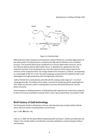 Gallium nitride ga n led crystal growing techniques report | DOC | Chemistry | Science