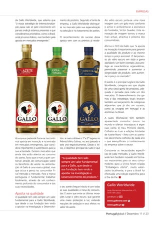 Gallo empresa portuguesa-lider_no_mercado_de_azeite. | PDF