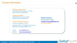 Gallop Corporate Overview | PDF