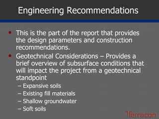 General Geotechnical Presentation | PPT