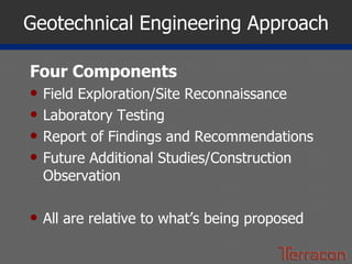 General Geotechnical Presentation | PPT