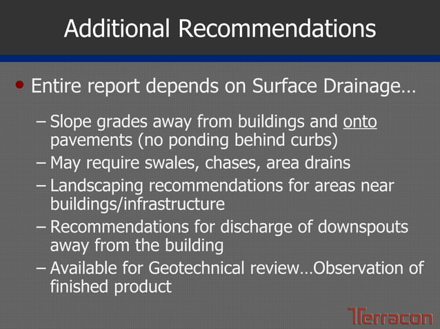 General Geotechnical Presentation | PPT