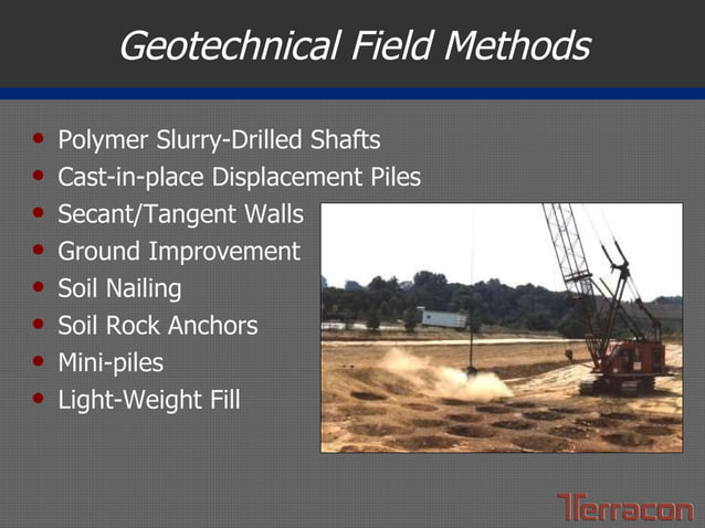 General Geotechnical Presentation | PPT