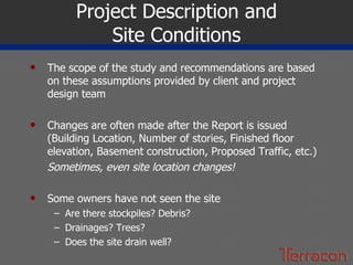 General Geotechnical Presentation | PPT
