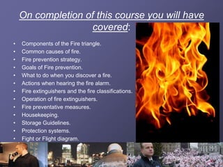 Gallowglass Security LLP- Basic Fire Awareness Training | PPT