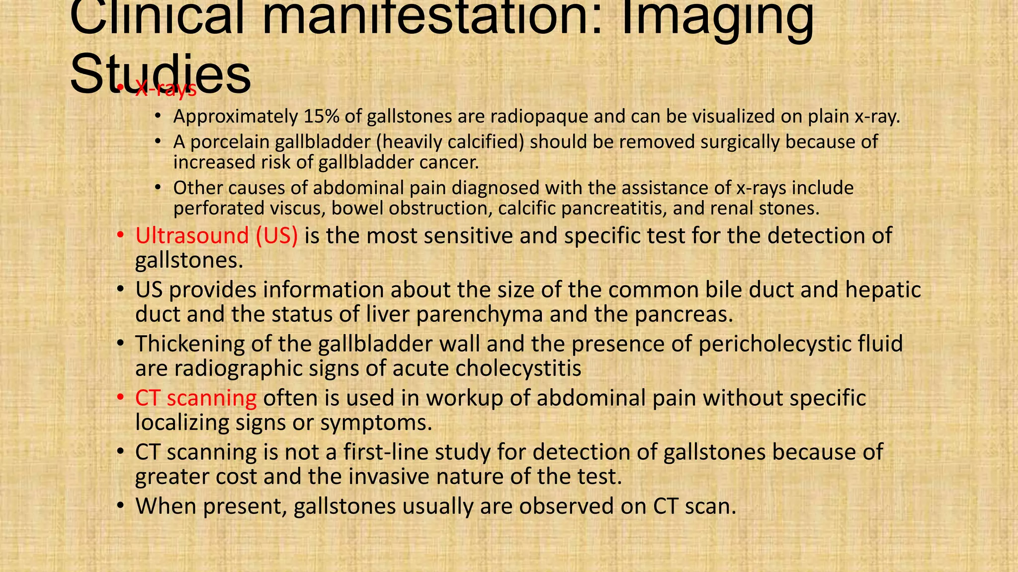 Gall stone disease | PPTX