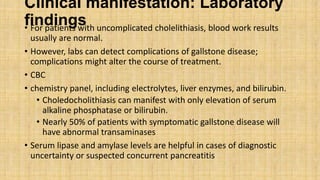 Gall stone disease | PPTX