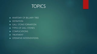Gall stone diseases | PPTX
