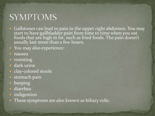 Gall stones | PPT