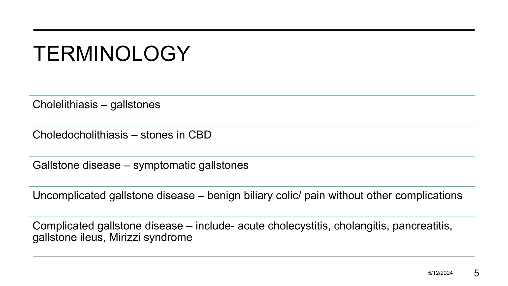 Gallstones disease in surgery power point | PPTX