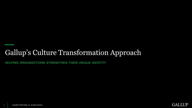 Gallup Culture Audit - Transformation Model 2023.pdf | Business ...