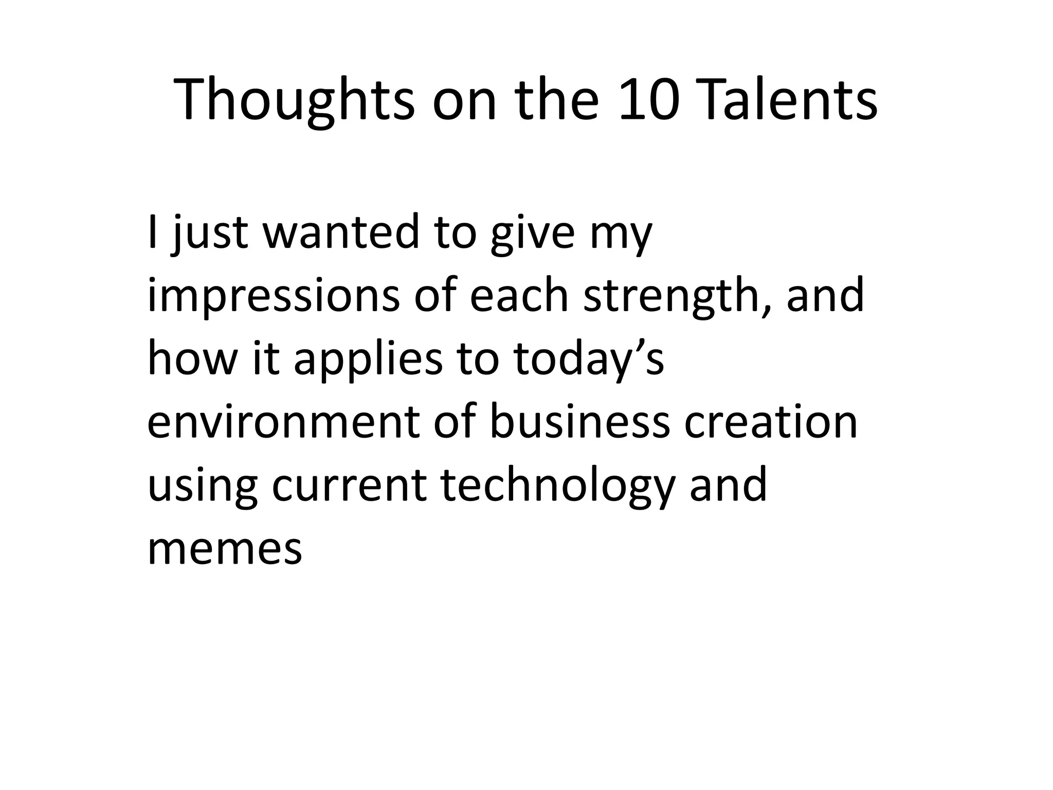Gallup’s entrepreneurial profile (ep10) | PPTX