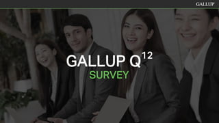 Gallup Thailand - Gallup Q12 Survey | PDF