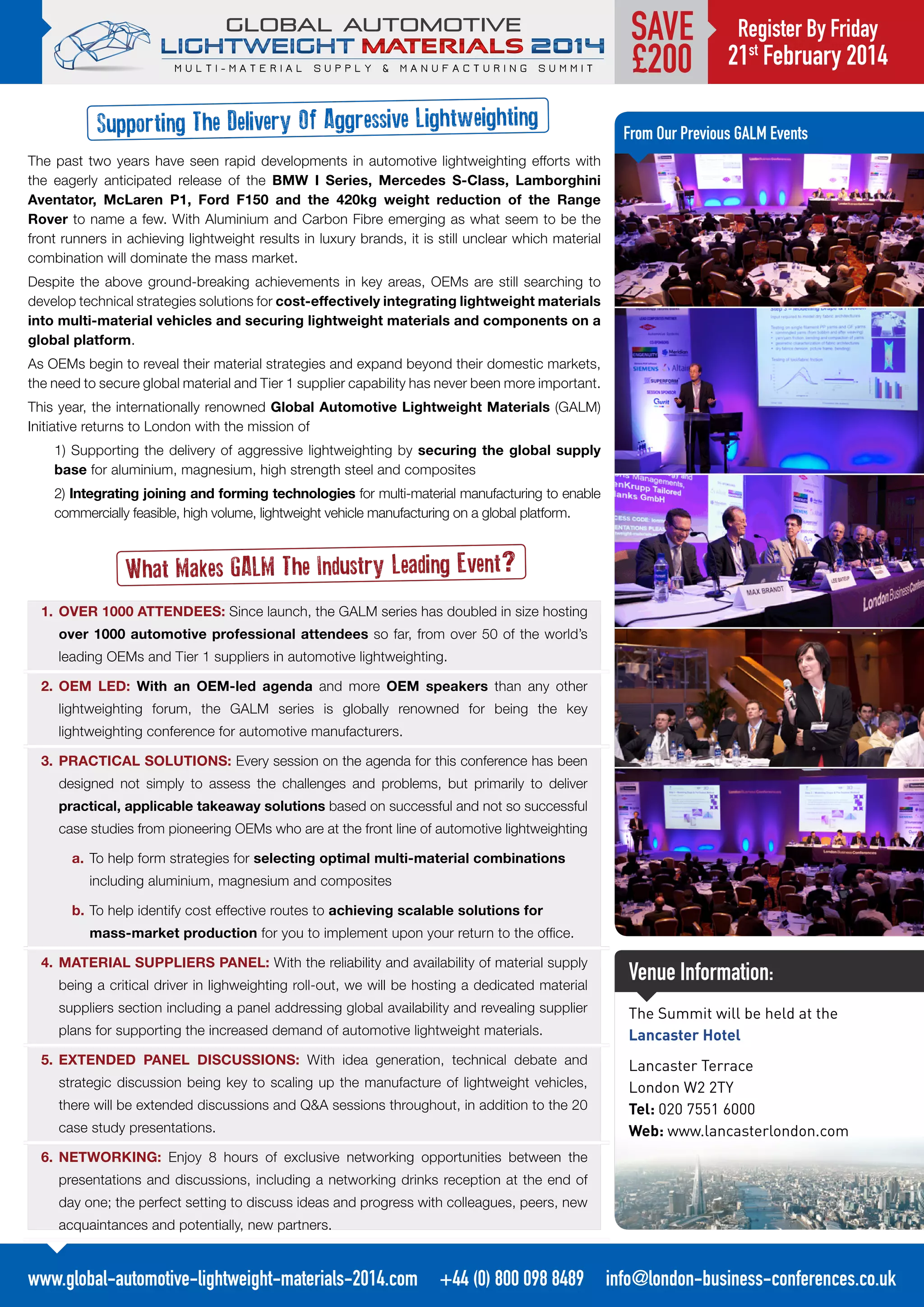 Global Automotive Lightweight Materials 2014: Multi Material Supply ...