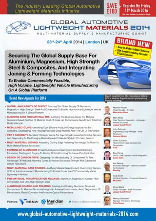Global Automotive Lightweight Materials 2014 Multi-Material Supply ...