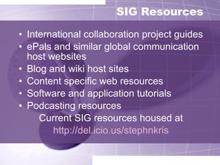 SIG Proposal | PPT
