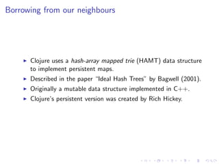 Faster persistent data structures through hashing | PPT