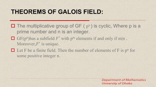 Galois field | PPTX