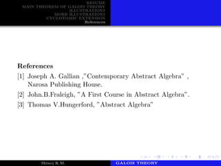 Galois theory | PDF