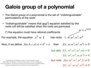 The life and work of Évariste Galois | PDF | Programming Languages | Computing