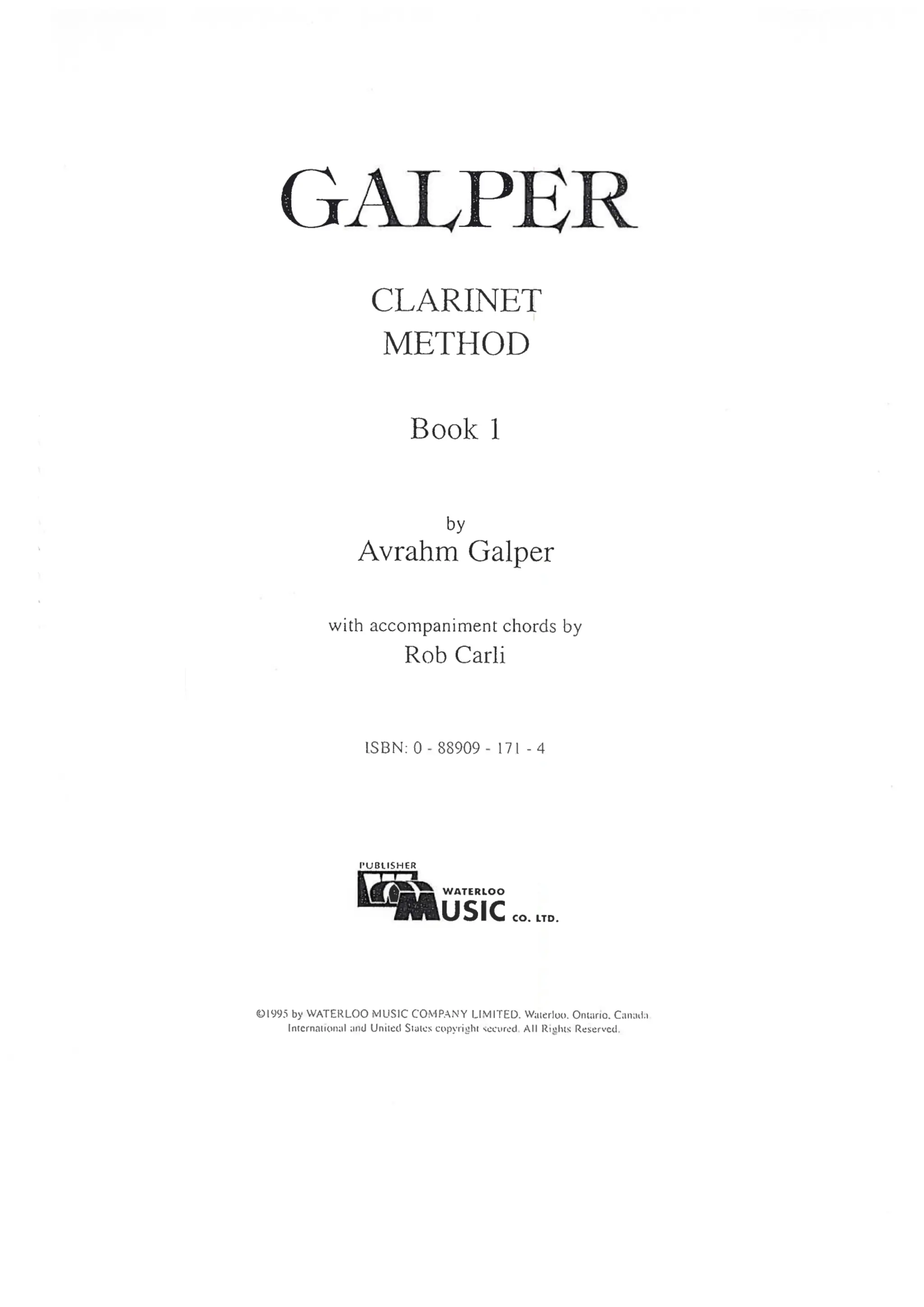 método de clarinete galper - book 01.pdf