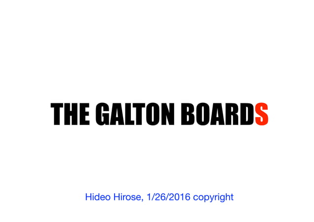 Central Limit Theorem & Galton Board | PDF | Physics | Science