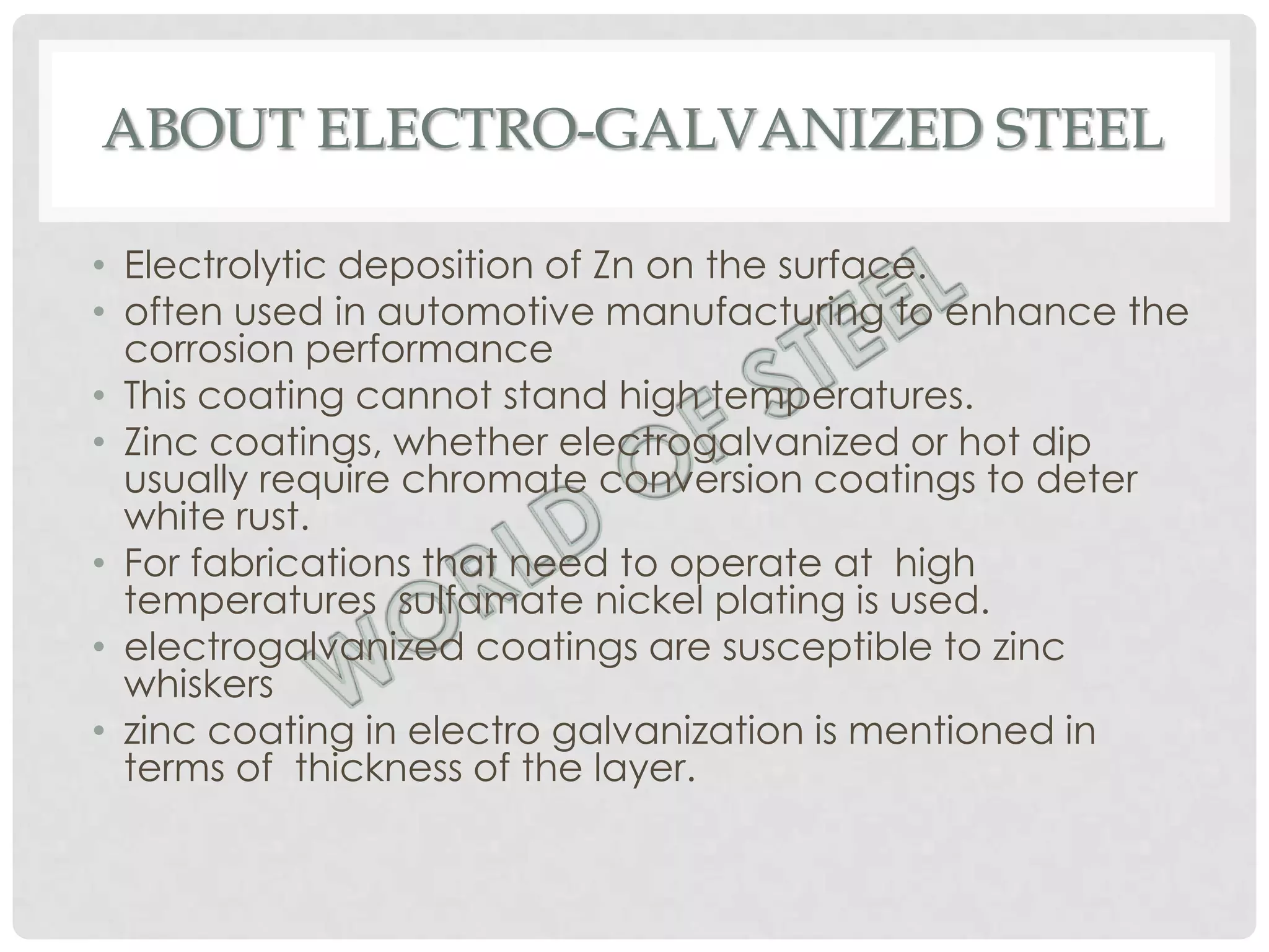 Galvanizing Methods | PPTX