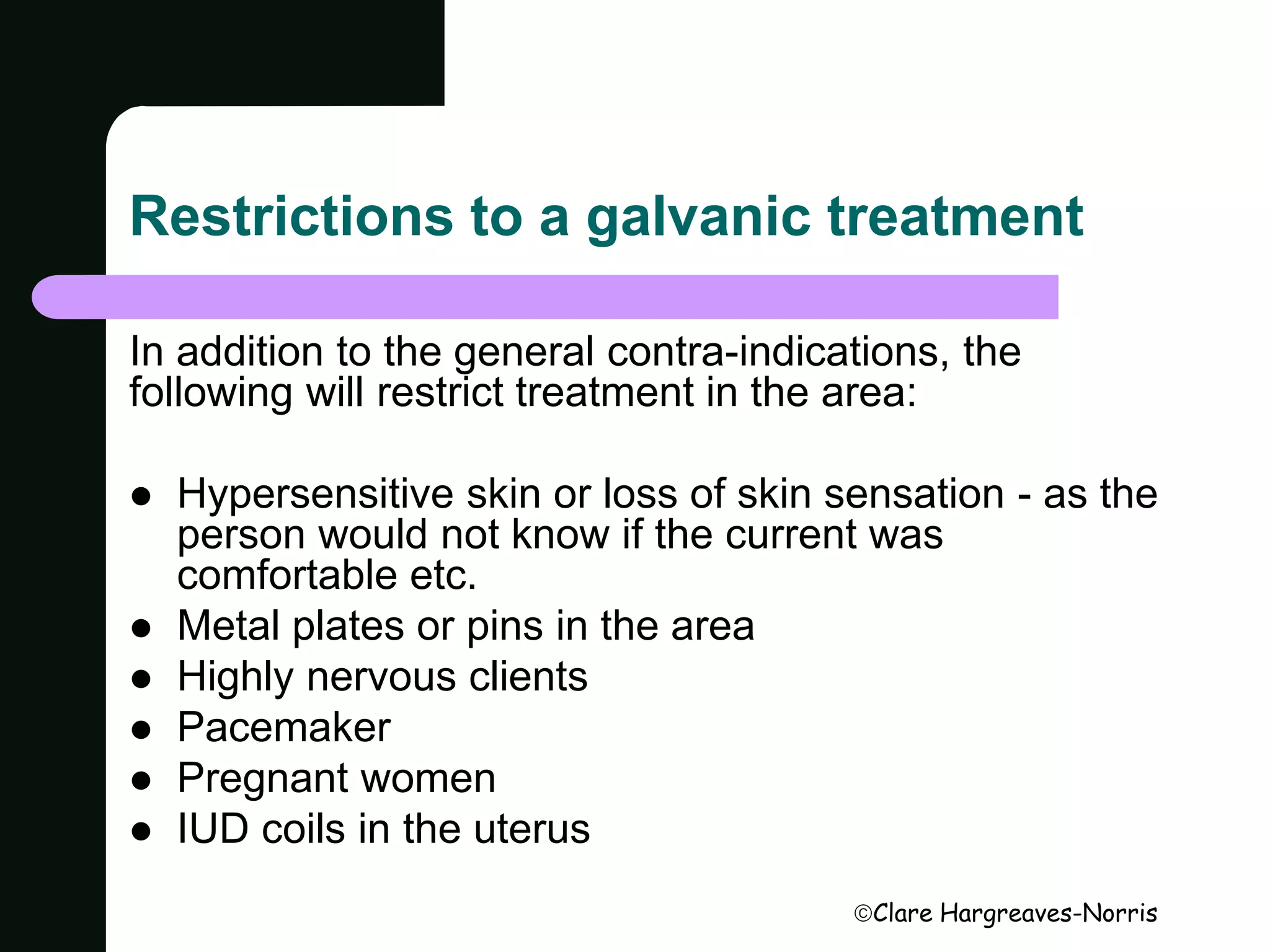 Galvanic body treatment powerpoint | PPTX