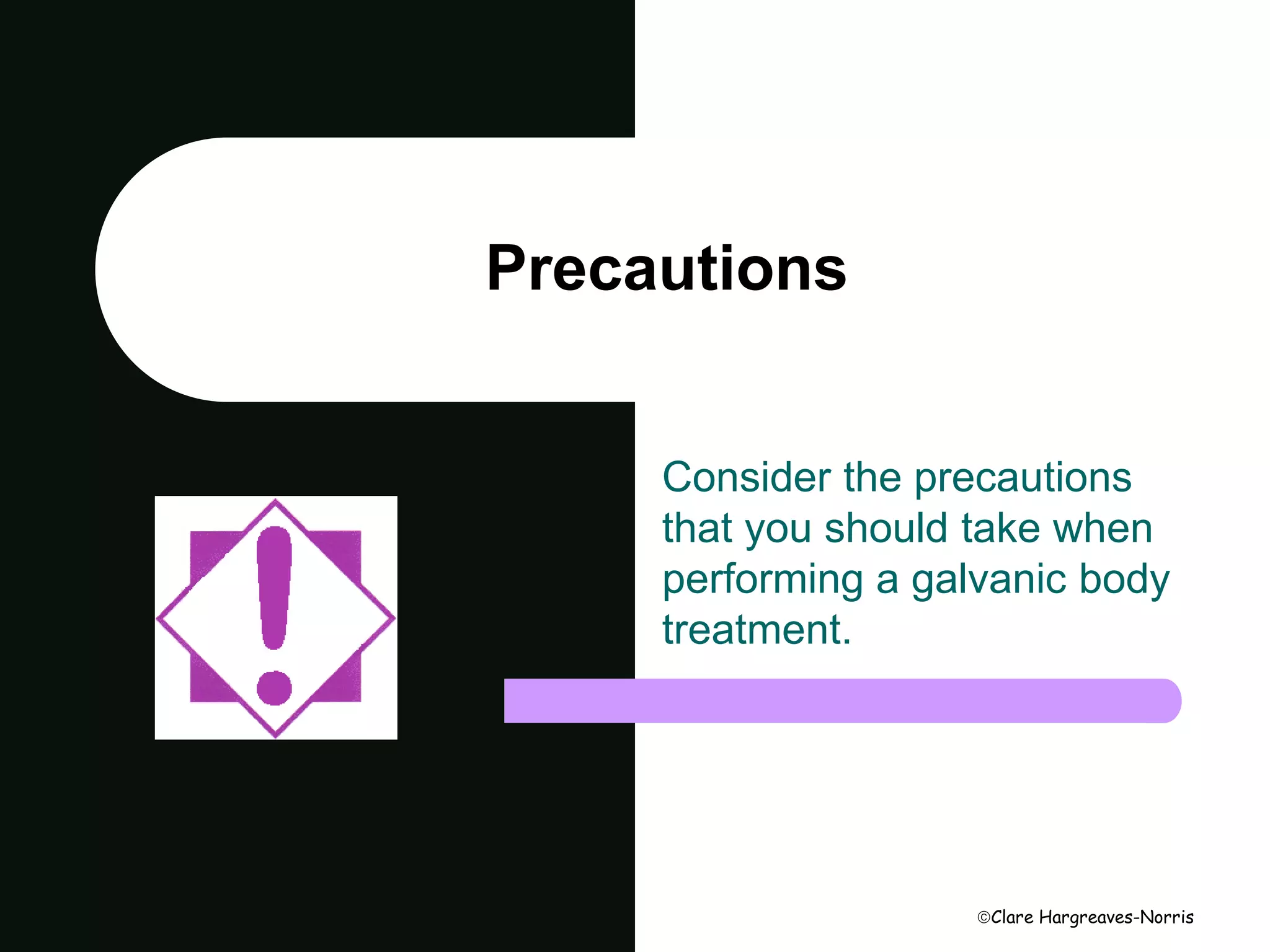 Galvanic body treatment powerpoint | PPTX