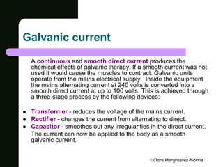 Galvanic body treatment powerpoint | PPTX