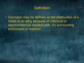 Corrosion Definition