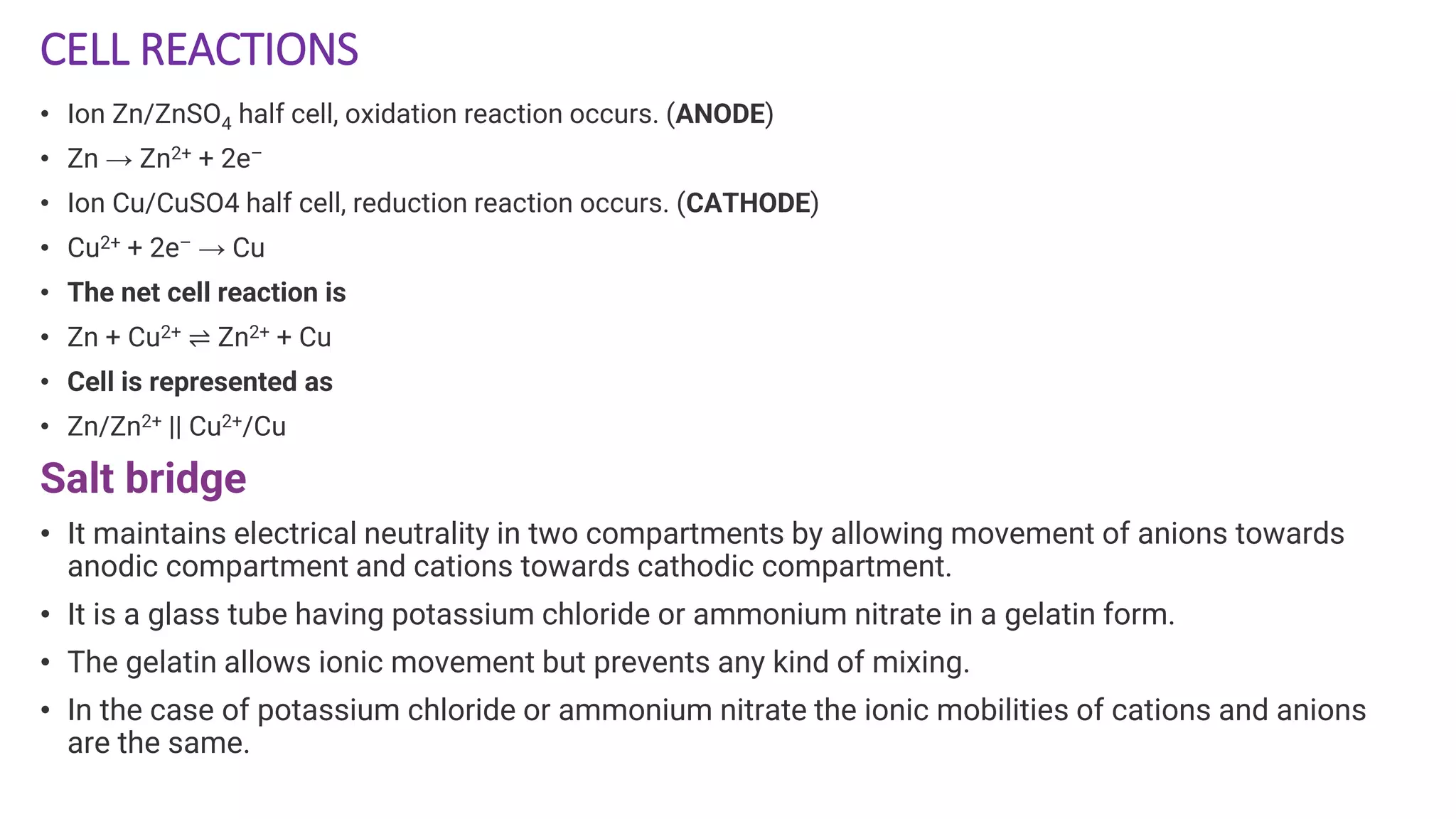 GALVANIC AND ELECTROLYTIC CELL | PDF
