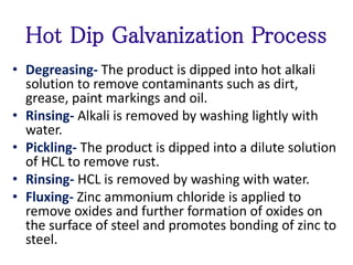 Galvanized Steel Manufacturing | PPTX