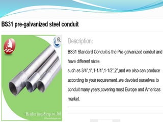 Galvanized conduit | Hf-bsconduitpipe.com