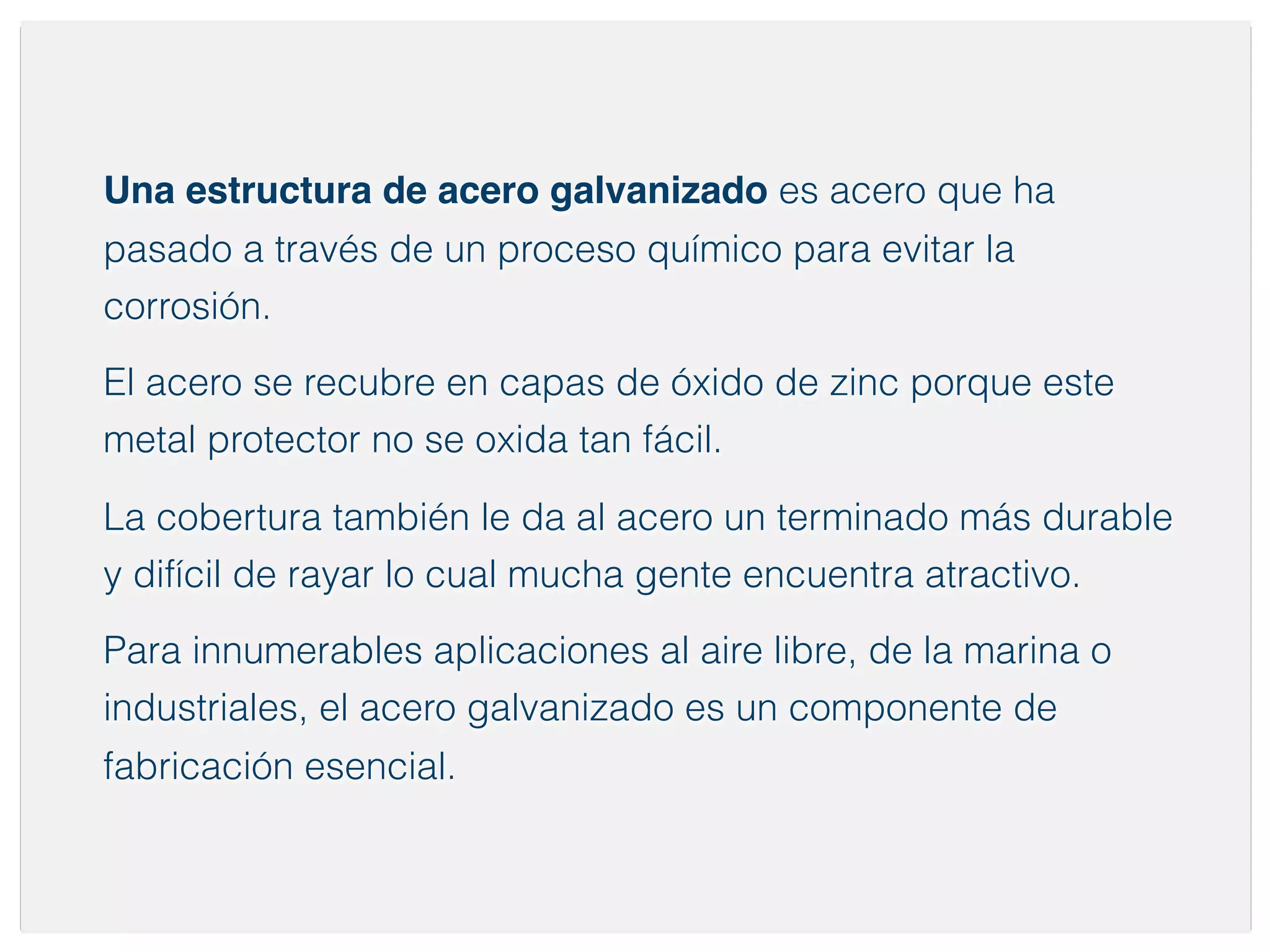 Estructura de Acero Galvanizado | PDF