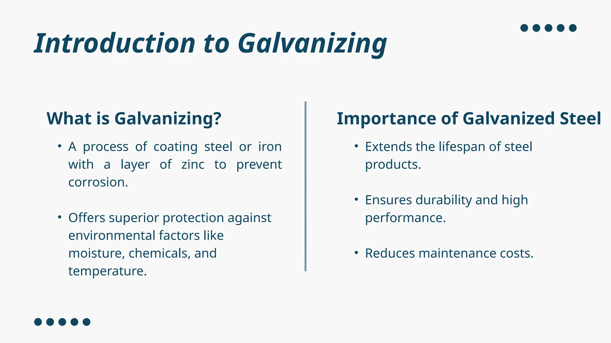 Identify & Resolve Galvanizing Defects for Superior Steel Coatings | PPTX
