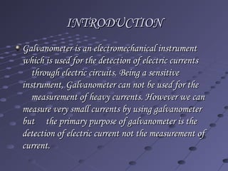 Galvanmometer | PPT