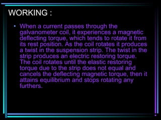 Galvano Meter | PPT