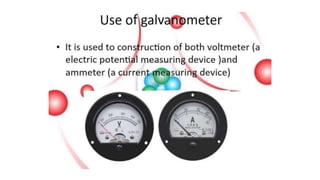 Galvanometer | PPTX | Physics | Science