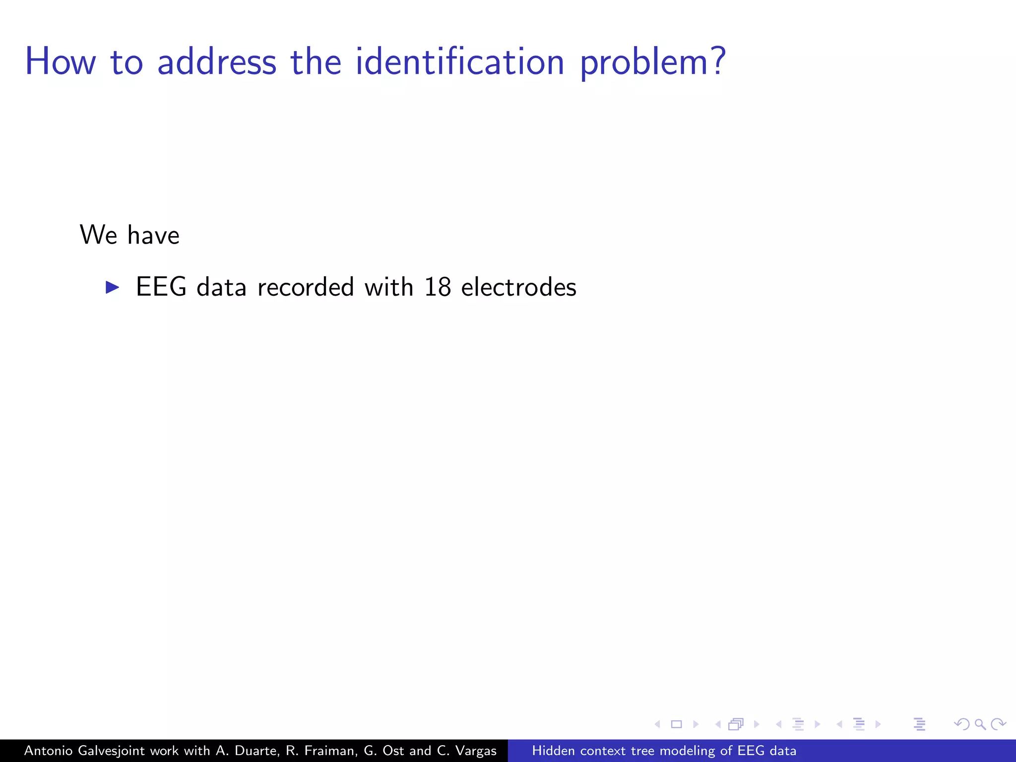 Hidden context tree modeling of EEG data | PPT
