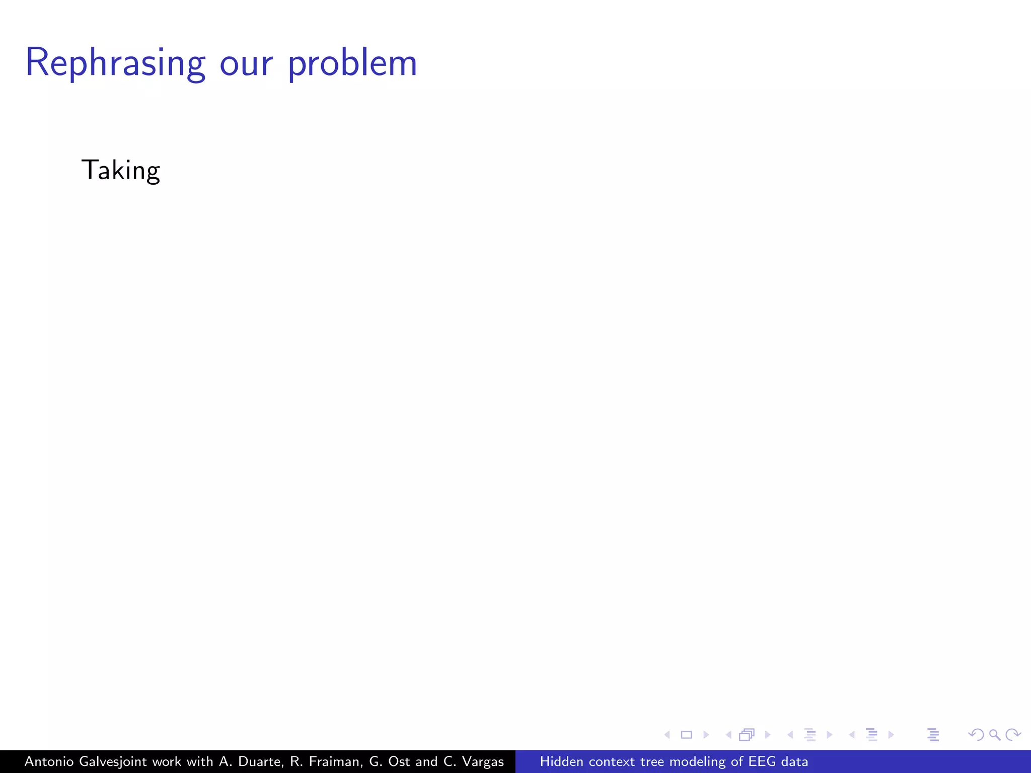 Hidden context tree modeling of EEG data | PPT