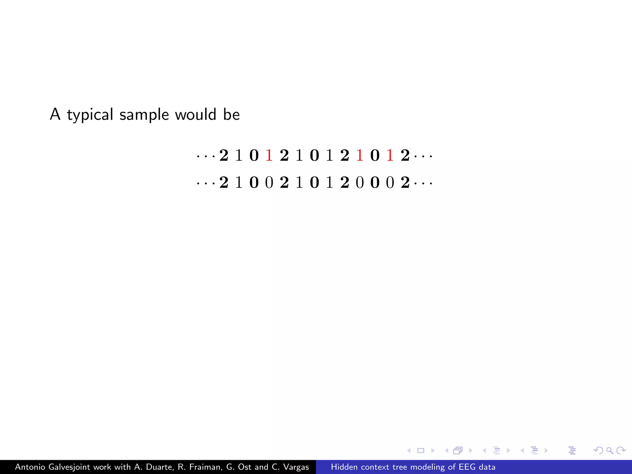 Hidden context tree modeling of EEG data | PPT