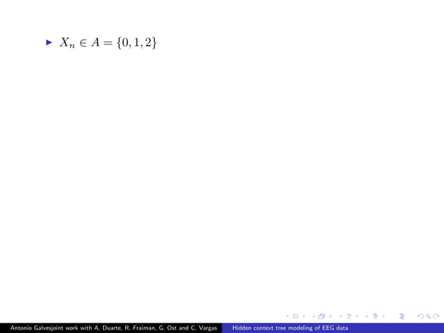 Hidden context tree modeling of EEG data | PPT