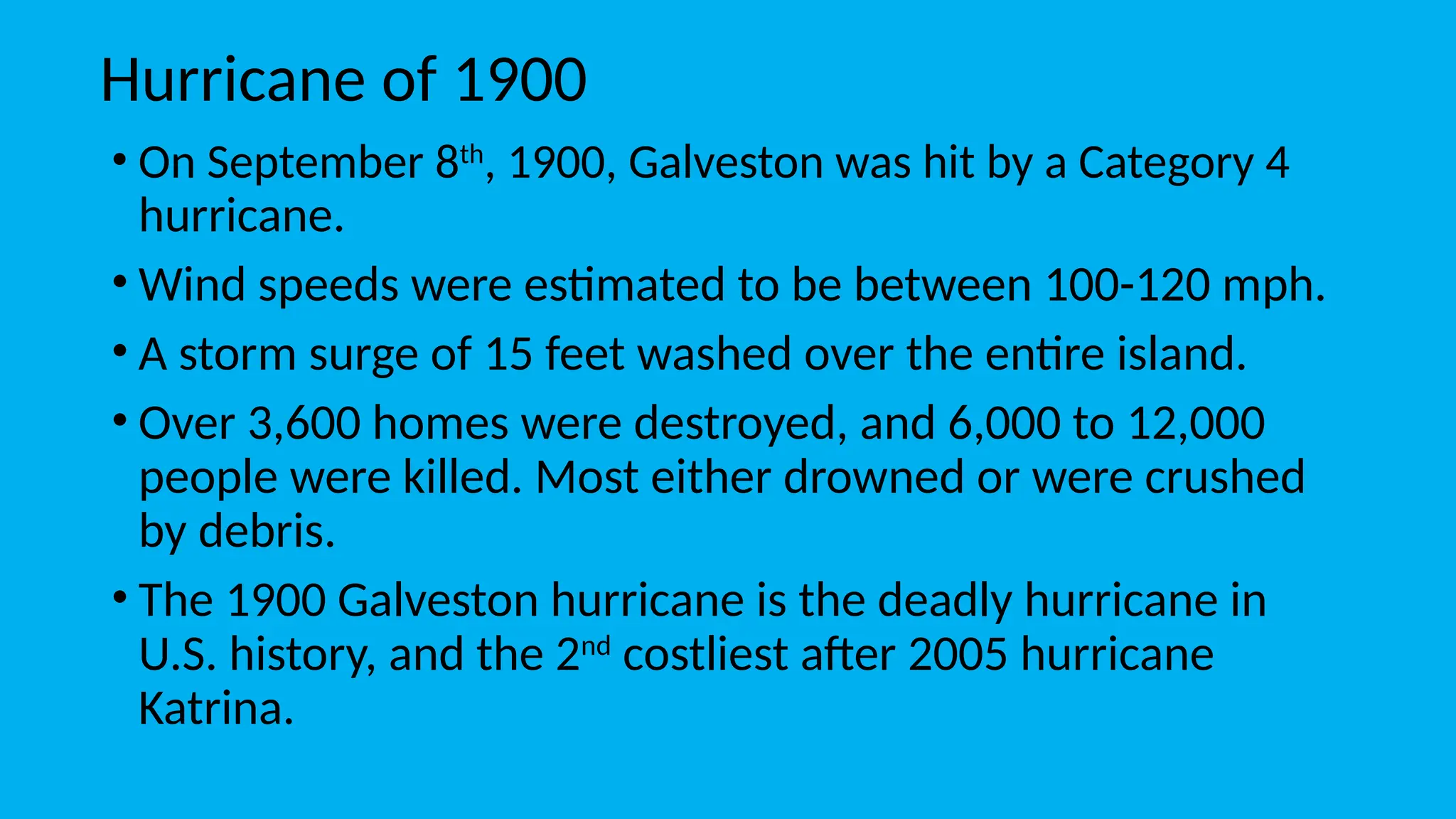 _Galveston Hurricane CLOZE Notes 1900s.pptx