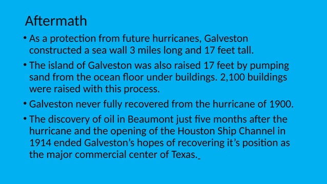 _Galveston Hurricane CLOZE Notes 1900s.pptx