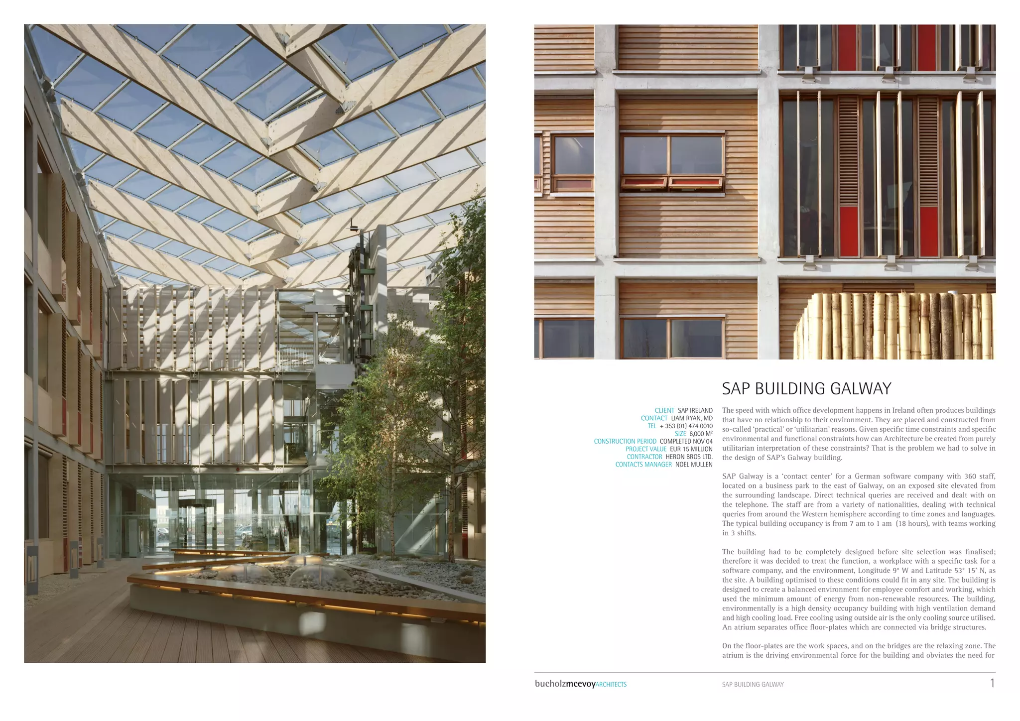 SAP Building in Galway, Designed by Bucholz McEvoy Architects | PDF